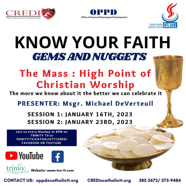 Know Your Faith: Gems & Nuggets - La Divina Pastora R.C. Church